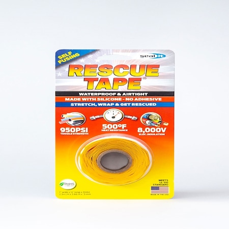 Rescue Tape Rescue Tape Yellow 1 in. W X 12 ft. L Silicone Tape ...