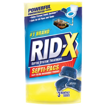 Rid-X RID-X Pouches Septic System Treatment 3.2 oz 1920084249 | Zoro