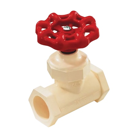 Kbi Homewerks 1/2 in. CTS X 1/2 in. CTS CPVC Stop Valve VSVCPVE3B | Zoro