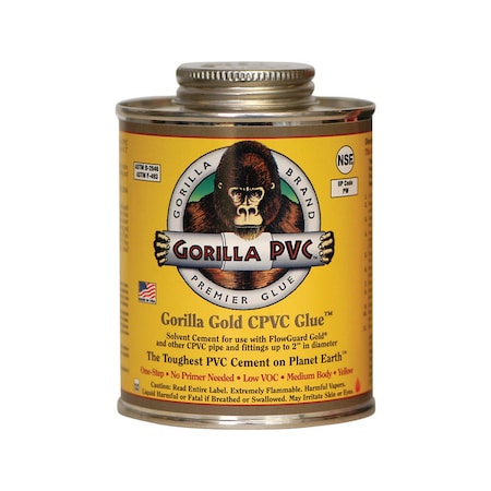 Gorilla Glue Gorilla Cpvc Glue 8Oz. 08303 | Zoro