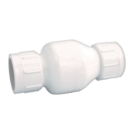 Kbi Homewerks 3/4 in. D X 3/4 in. D FIP PVC Spring Loaded Check Valve ...