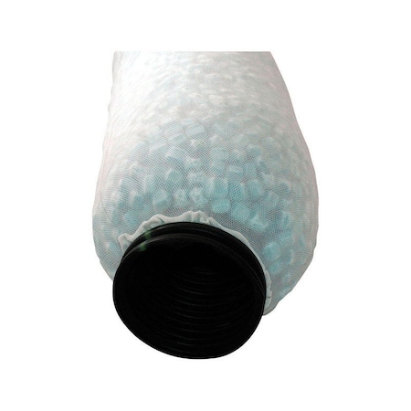 B & K NDS EZ-Drain 4 in. D X 10 ft. L Poly-Rock Aggregate Slotted Sewer ...
