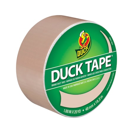 Duck Brand Duck 1.88 in. W X 20 yd L Beige Solid Duct Tape 283264 | Zoro