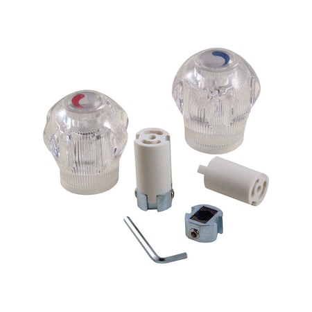 Danco Danco For Universal Clear Bathroom Tub and Shower Faucet Handles ...