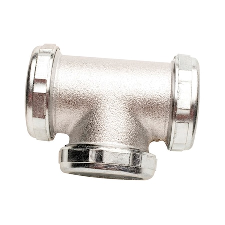 Plumb Pak 1-1/2 in. D X 2.3 in. L Brass 3-Way Coupling Tee PP136 | Zoro