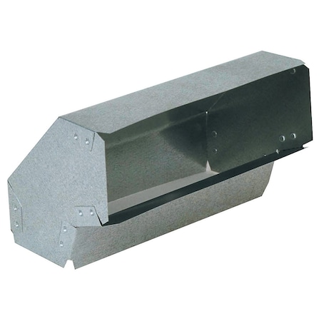Imperial Mfg Imperial 3-1/4 in. D X 3-1/4 in. D 90 deg Galvanized Steel ...