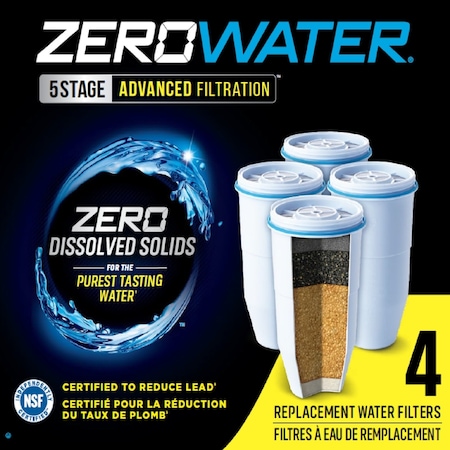 Zerowater Replacement Filter 4Pk ZR-006 | Zoro