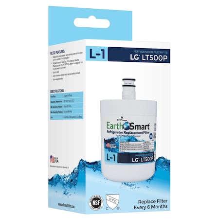 Earthsmart EarthSmart L-1 Refrigerator Replacement Filter For LG LT500P ...