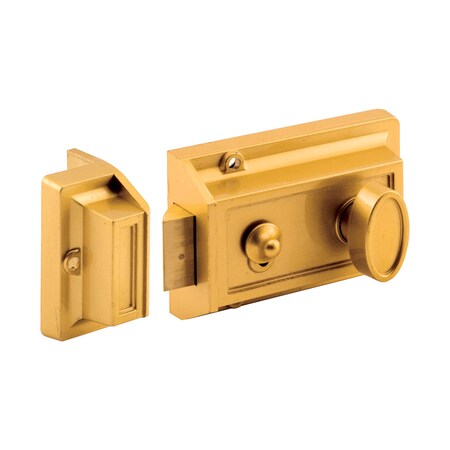 Prime-Line Prime-Line Defender Security Brushed Brass Diecast Night ...
