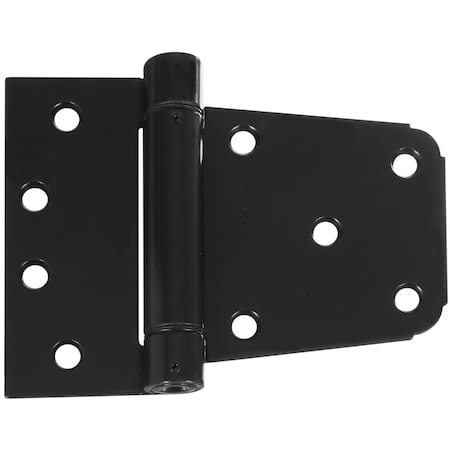 National Hardware 3.5 in. L Black Steel Extra Heavy Auto-Close Gate ...