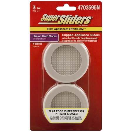 Super Sliders SuperSliders Tan Assorted in. Push-On Felt Heavy Duty ...