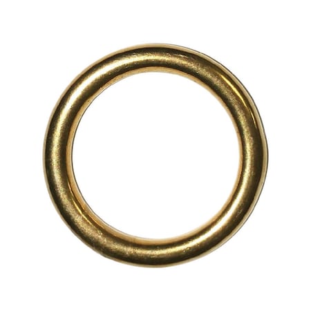 Baron Jumbo Polished Silver Solid Brass 2 in. L Ring 1 pk 7B-2 | Zoro
