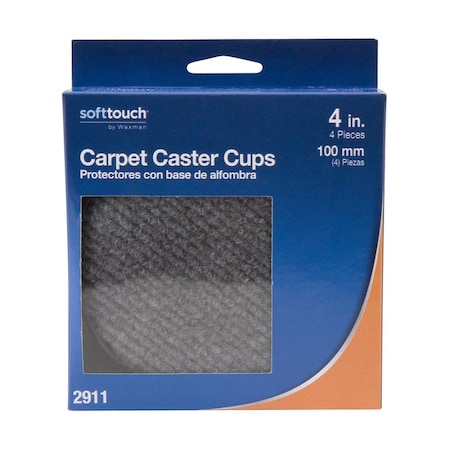 Soft Touch SoftTouch Felt Caster Cup Brown Round 4 in. W X 4 in. L 4PK ...