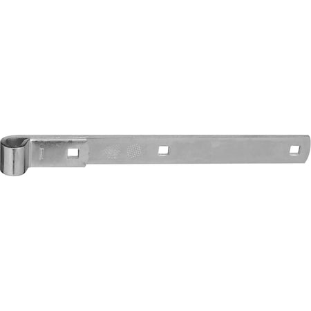 National Hardware 12 in. L Zinc-Plated Silver Steel Hinge Strap 1 pk ...