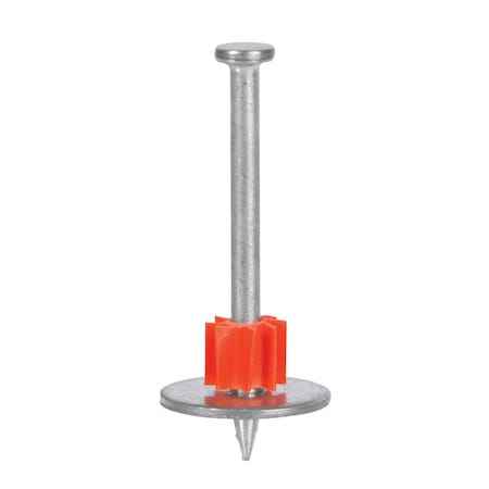 Ramset Ramset .3 in. D X 2 in. L Steel Round Head Drive Pin with Washer ...