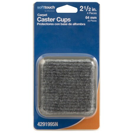 Softtouch CASTER CUP SQUARE 2-1/2"" 4291995N | Zoro