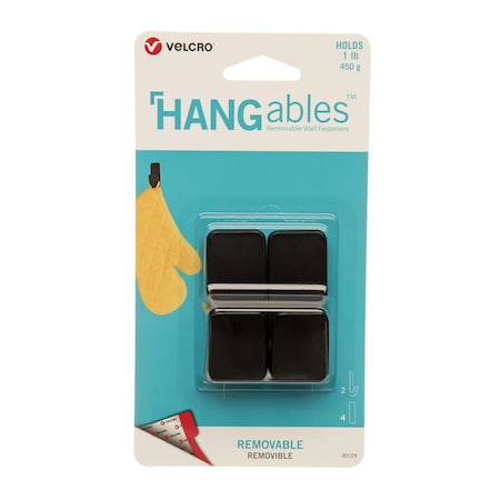 Velcro Brand Hooks Blk Sml 1Lb 2Pk VEL-30109-USA | Zoro