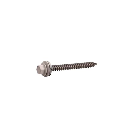 Grip-Rite Sheet Metal Screw, #12-14, 3/4 in, Galvanized Hex Head ...