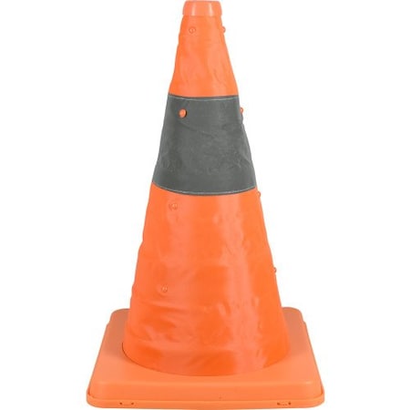 Hillman Safety Cone, Plastic, 16 in Height, Orange 848642 | Zoro