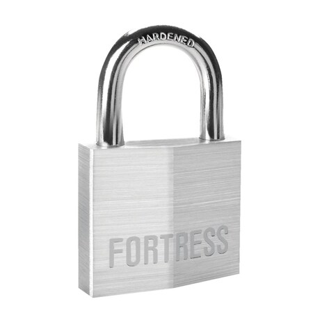Fortress PADLOCK ALUMINUM 1""W 1PK 1825D | Zoro