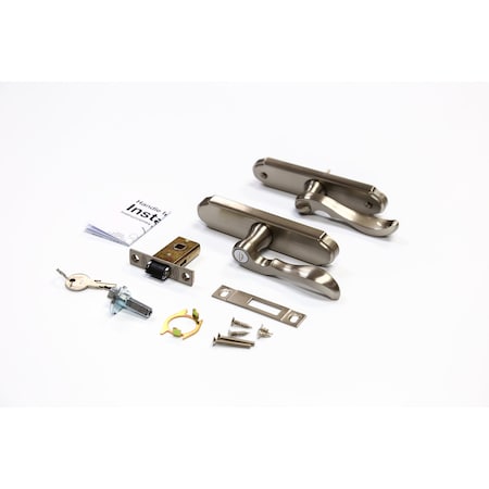 Larson Larson M2 Brush Nickel Silver Zinc Mortise Latch 1 pk CH3021701 ...