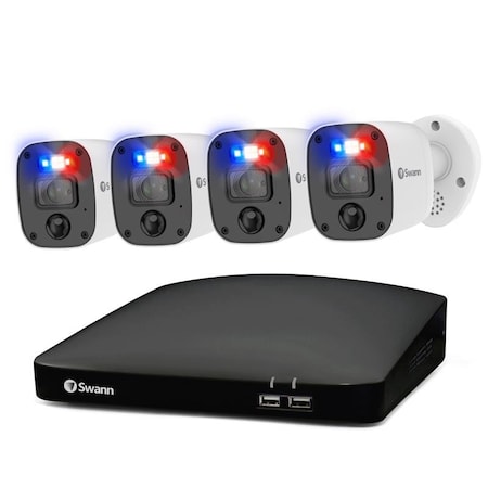Swan Swann Enforcer Indoor and Outdoor Smart-Enabled DVR Security ...