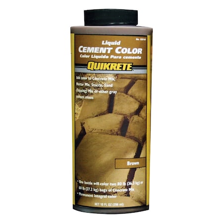 Quikrete Quikrete Liquid Cement Color 10 oz Brown/Gray 1317-01 | Zoro