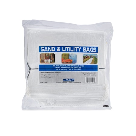 Halsted Halsted White Sand & Utility Bags 50 lb 581527HUV | Zoro
