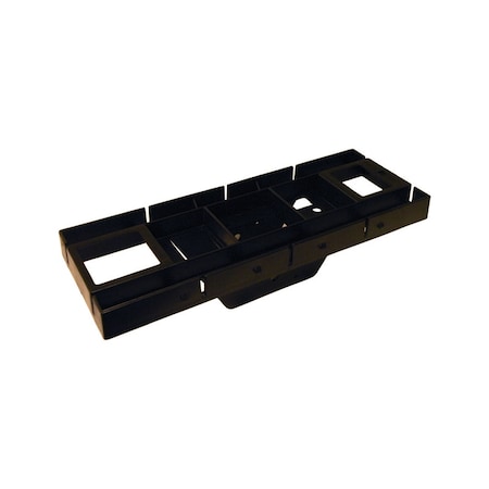 Rubbermaid Architectural Mailboxes Black Polymer Mailbox Mounting Board ...