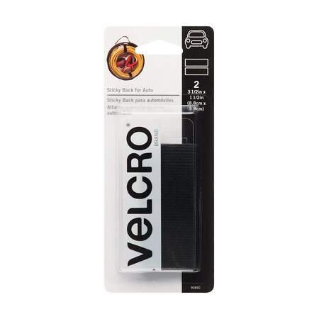 Velcro Brand Reclosable Fastener, Acrylic Adhesive, 3-1/2 in, 1-1/2 in ...