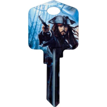 Hillman HILLMAN Disney Capt N Jack Sparrow House Key Blank 66/97 KW1 ...