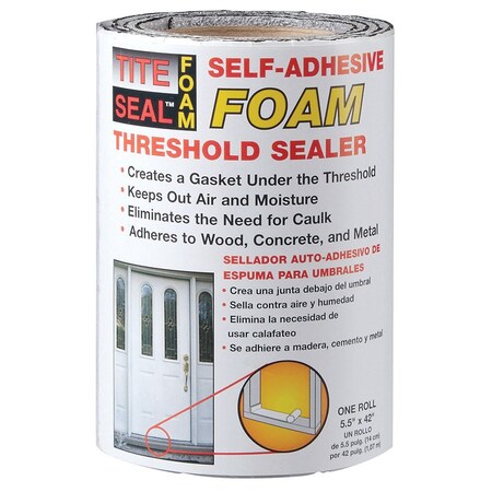 Tite Seal Threshold Sealer 5.5"X3' TSFM42 | Zoro