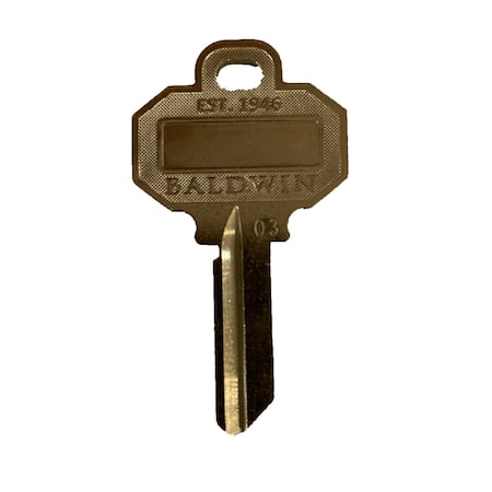 Baldwin Baldwin House/Office Key Blank C-Keyway Single 8335-152 | Zoro