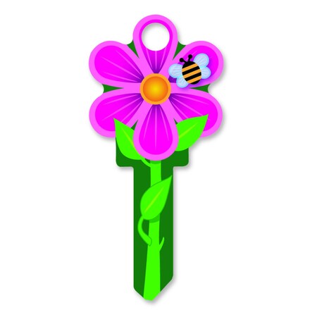 Lucky Line Key Shapes Flower House Key Blank KW1/11 Double For Kwikset ...