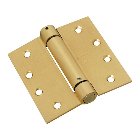 National Hardware 4 in. L Brass Spring Hinge 1 pk N184-572 | Zoro