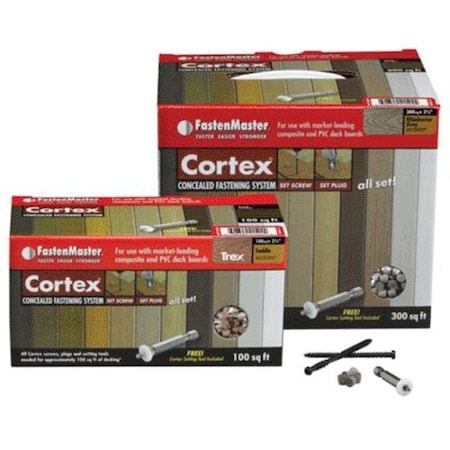 Fastenmaster FastenMaster Cortex 2.5 in. L Slate Gray Torx TTAP Hidden ...
