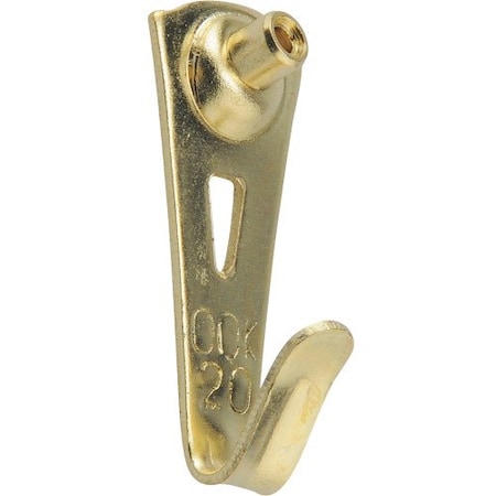 Hillman OOK Brass-Plated Gold Professional Picture Hanger 20 lb 3 pk ...