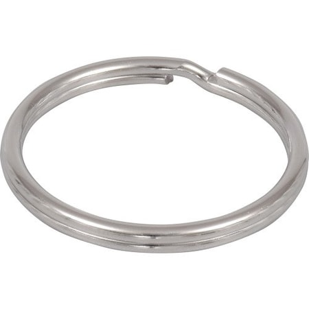 Hillman Key Ring, Tempered Steel, Split Rings/Cable Rings, 50 PK 703516 ...