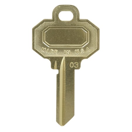 Hillman Baldwin House/Office Universal Key Blank Single, PK10 86409 | Zoro