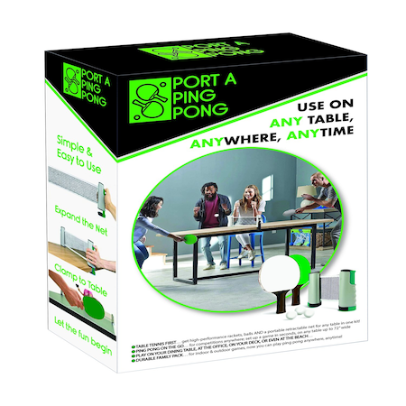 As Seen On Tv Port A Ping Pong Portable Table Ping Pong Set PAP-MC4 | Zoro