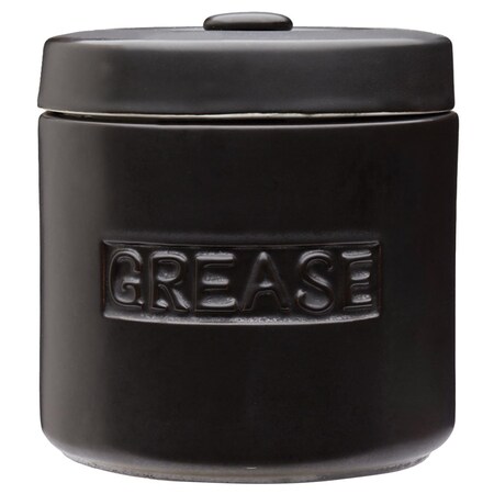 Fox Run Fox Run Black Ceramic Grease Container 32 oz 48764 | Zoro