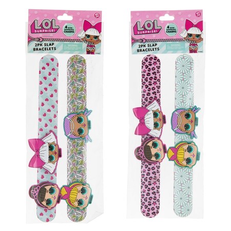 Lol L.O.L. Surprise! Birthday Party Slap Bracelet Silicone 2 pc LOL2033 ...