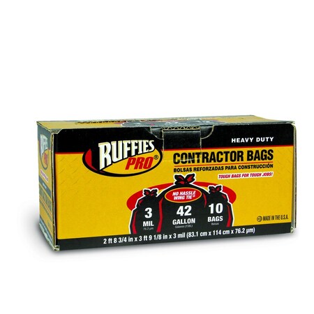 Ruffies Trash Bags, 10 PK 1124882 | Zoro