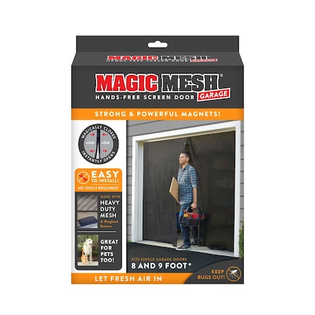 Magic Mesh Magic Mesh Hands Free Garage Screen Door 1 pc MM181112 | Zoro