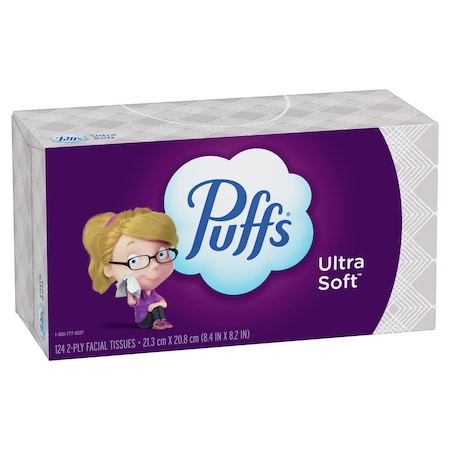 Puffs Puffs Ultra Soft 124 ct Facial Tissue 35669 | Zoro