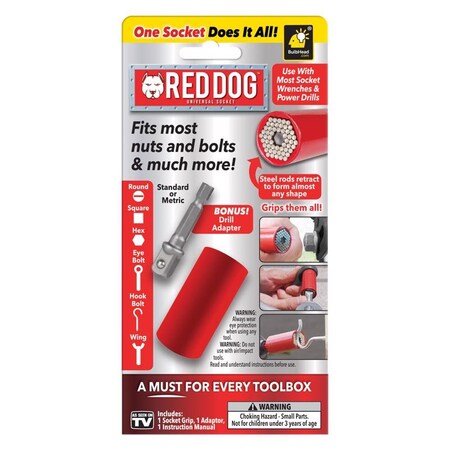 Bulbhead BulbHead Red Dog Universal Socket Tool 1 pk 16275-8 | Zoro