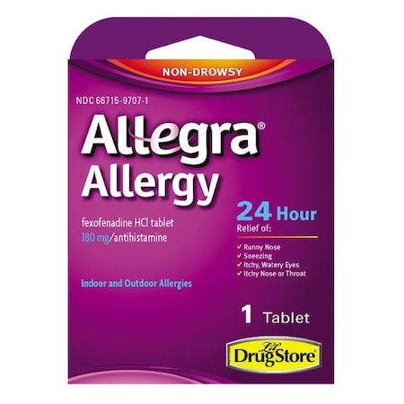 Allegra Allegra 180 mg Allergy Relief 1 pk 97071 | Zoro