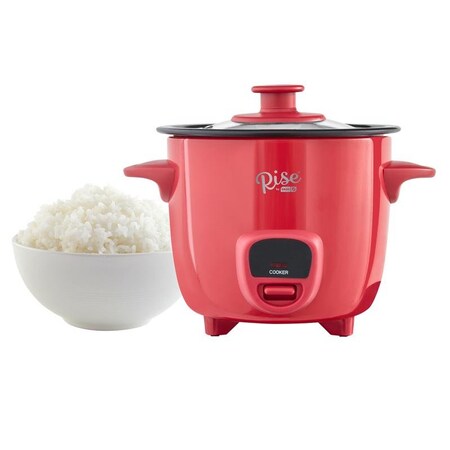 Rise By Dash Rise by Dash Everyday Red 2 cups Rice Cooker RRCM100GBRR04 ...