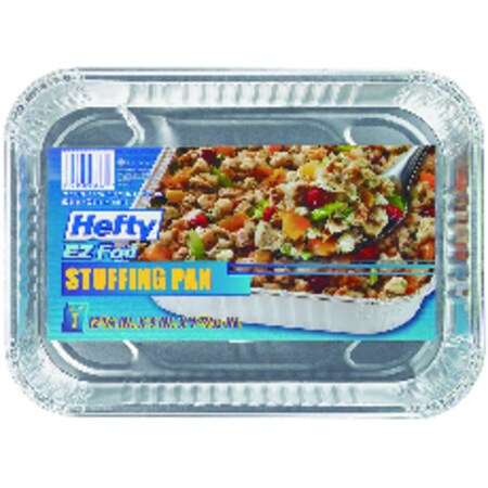 Ez Foil Hefty EZ Foil 9 in. W X 13 in. L Roaster Pan Silver Z00887 | Zoro