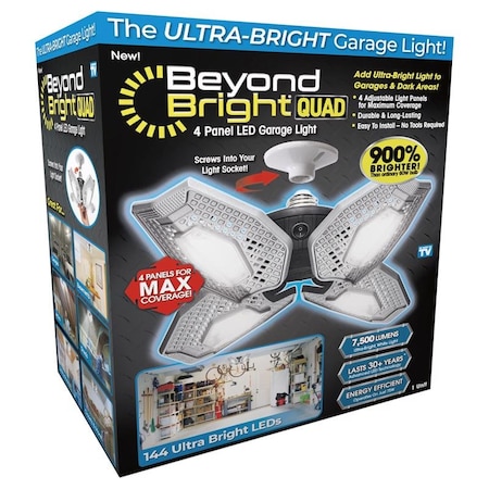 Beyond Bright Beyond Bright As Seen on TV LED Garage Light Plastic 1 pk ...